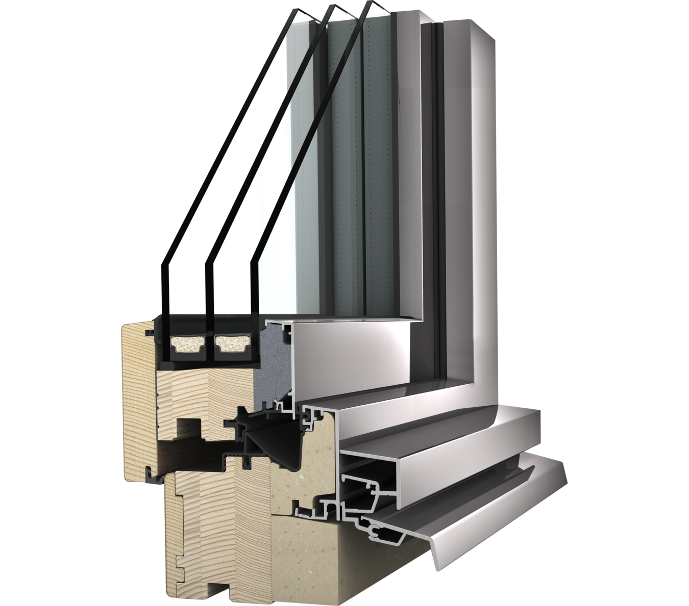 Internorm HF 410 Timber Aluminium Windows Scotland & UK