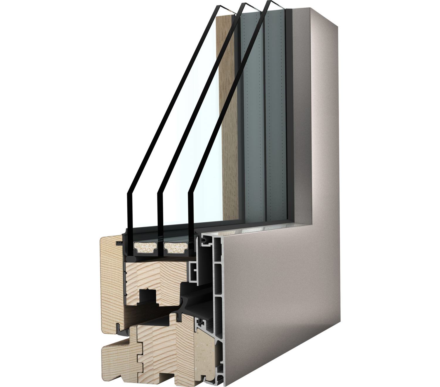 Internorm HF 520 Timber Aluminium Window Edinburgh & Scotland