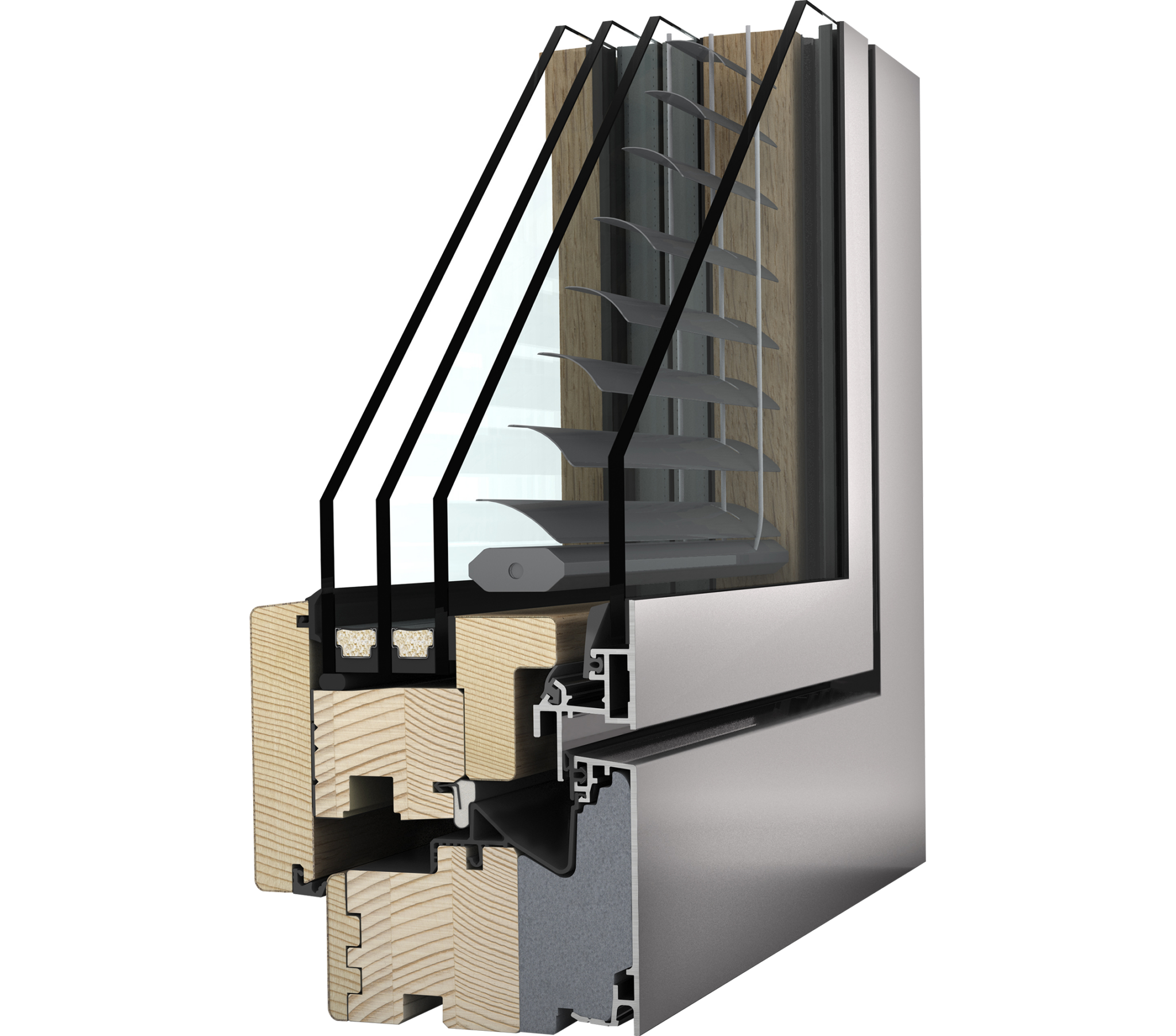 HV 450 Internorm Timber Aluminium Window Edinburgh & Scotland